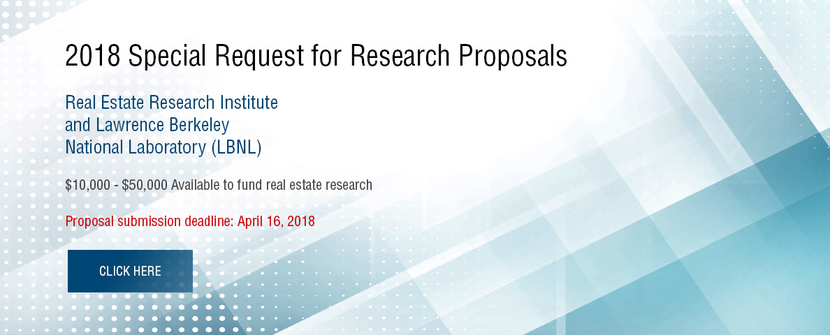 Welcome | Real Estate Research Institute